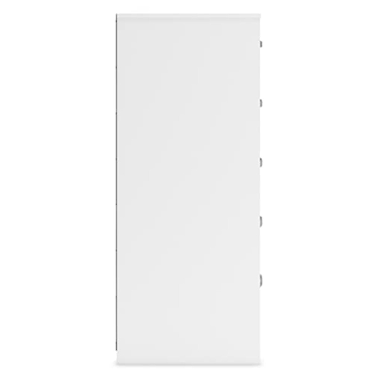Signature Design by Ashley Flannia Casual 5 Drawer Chest of Drawers with Dovetail Construction and Safety Stop, White