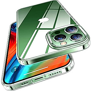 TORRAS Crystal Clear iPhone 13 Pro Max Case, [Long Lasting Clarity] Ultra-Thin Slim Fit iPhone 13 Pro Max Phone Case, Soft Silicone Cover Phone Cases for iPhone 13 Pro Max 6.7 inch, Crystal Clear