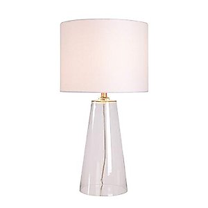 Kenroy Home 32062CL Boda Table Lamp with Clear Glass Finish, Rustic Style, 29.5" Height, 15" Width, 15" Depth