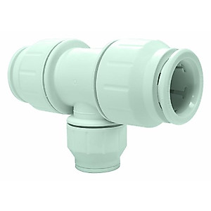 John Guest Speedfit PEI3028D 3/4-Inch CTS by 1/2-Inch CTS by 3/4-Inch CTS Reducing Tee, 5-Pack