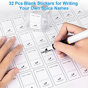 Magnetic Paper Towel Holder for Fridge, Toilet Paper Roll Holder Magnetic Paper Towel Rack Wall Mount and 192 Label Stickers Spice Labels for Food Containers, Waterproof Labels for Jars