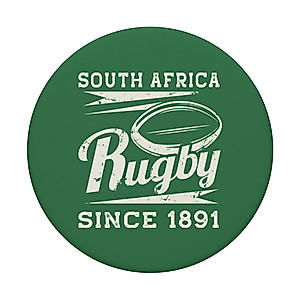 Vintage South Africa Rugby Since 1891 PopSockets Grip and Stand for Phones and Tablets