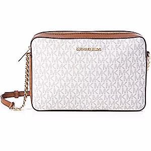 Michael Kors Women's Jet Set Item Lg Crossbody, Vanilla 2019, One Size