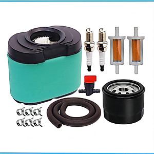 Fremnily Compatible with 792105 Air & Foam Pre Filter, Durable MIU11515 Air Cleaner with Oil Filter, Extended Life Series Engine 407777 445877 GY21057 Air Filter for D160 D170 Z425 LA165 Lawn Mower