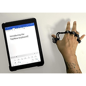 TAPWITHUS Tap Strap 2 - Wearable Keyboard, Mouse & Air Gesture Controller (Small-2021)