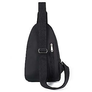 Small Sling Backpack Cross Body Bag for Women, Sling Bag Fanny Pack Crossbody Bags for Outdoors Hiking Traveling - Black