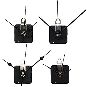 TIKROUND Youngtown 12888 Quartz DIY Wall Clock Movement Mechanism Repair Parts Replacement Kit Sweep Silent Movement,17 mm (43/64 inch) Shaft Length 9.5 mm (3/8 inch) Thread Length.