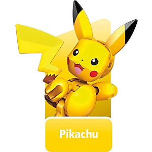 MEGA Pokémon Action Figure Building Toys Set for Kids, Poké Ball Bundle with 118 Pieces, 5 Poseable Characters Including Pikachu and More