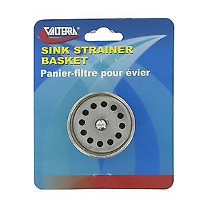 Valterra A01-2018VP Stainless Steel Bar Sink Strainer, Carded