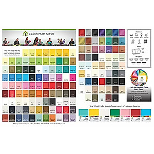 Cream White Cardstock - 8.5 x 11 inch - 65Lb Cover - 50 Sheets - Clear Path Paper