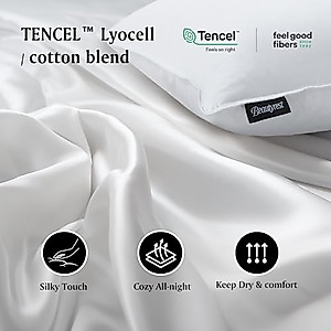 Beautyrest BT-DP-35, White, Feather, King, Bed Set of 2, Size, Cooling, Home Decor, Hotel Pillows