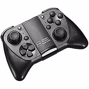 Fortune MFI Certified Wireless iPhone Gamepad Controller for iOS iPhone and iPad – Designed with Newly L3 + R3 Buttons, 8 Ways Joysticks Ergonomics iOS D-Pad, 4.5 oz Weight and One Inch Thickness