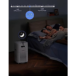 Dayette HEPA Air Purifiers for Home Large Room, CADR 400+ m³/h Up to 1720 Sq Ft, with Extra H13 True HEPA Air Filter for Allergies Pets Dander