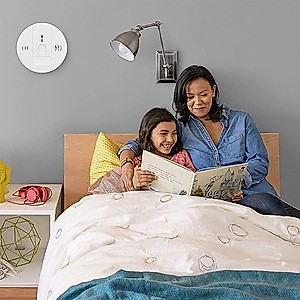 Combination Smoke and Carbon Monoxide Detector Alarm, 2-Pack Beeps Warning Smoke and CO Alarms for Basements Travel Home Office House Bedroom Living Room Car, Battery Operated, Comply with UL 217/2034