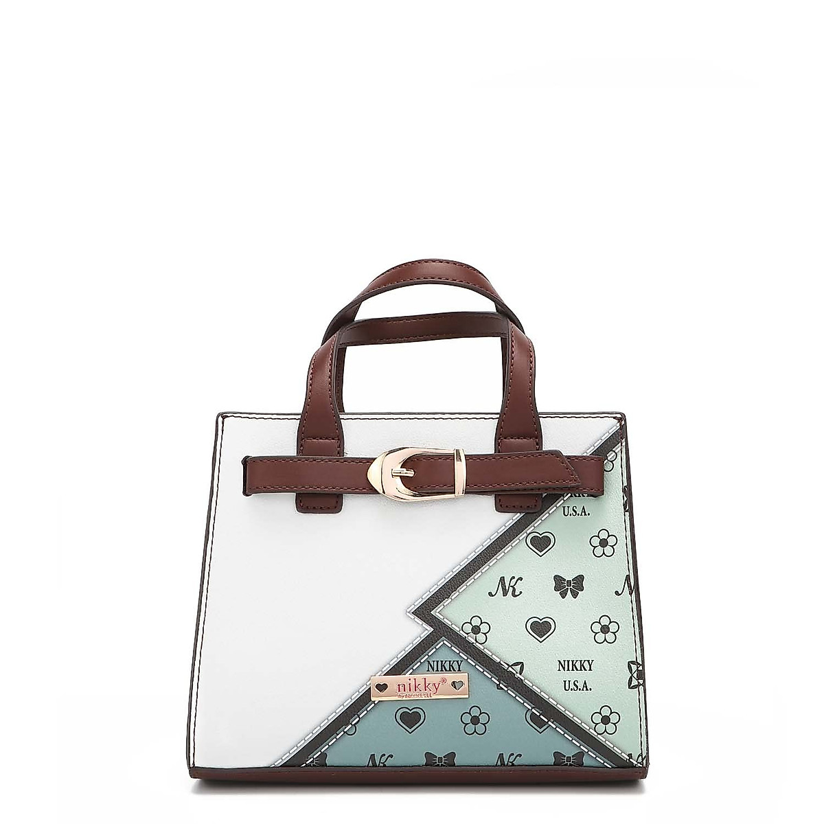 Nikky Evie Shoulder Bag 3 Pc Set (SAGE)