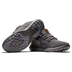 FootJoy Men's FJ Flex Coastal Previous Season Style Golf Shoe, Black, 9.5