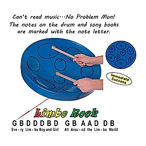 Panyard Steel Drum (1070) bundled with extra pair of sticks