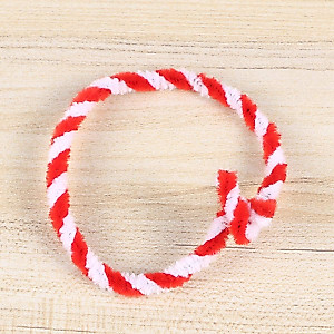 Homoyoyo 50pcs Cleaners for Crafts Christmas Tree Pendant Chenille Cleaners for DIY Chenille Stems Fluffy Cleaners DIY Plush Green Craft Chenille Stems Pipeline Process Tube