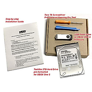 MDD MAXDIGITALDATA Gaming HDD Upgrade kit 2TB 128MB Cache SATA 6Gbps 2.5inch Internal Gaming Hard Drive (for Xbox One S HDD Upgrade/Replacement)