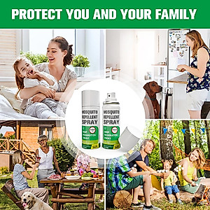 PREPELLITY Mosquito Repellent Spray, Mosquito Control Spray for Room, Mosquito Repellent Outdoor Patio, Indoor Mosquito Spray, Yard Mosquitoes Deterrent, Keep Mosquitoes Away Safe for Travel Size-2P