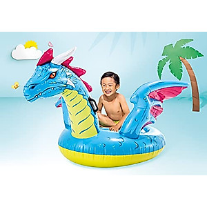 Intex Dragon Ride-On, 79in x 75in, for Ages 3+
