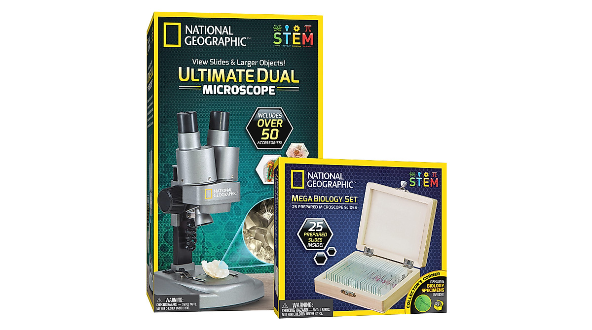 NATIONAL GEOGRAPHIC Kids Microscope Kit - Explore Science