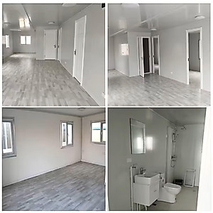 Weather Proof, Wind Resistant, Anti corrision Tiny Expandable Prefab House to Live in 1 Bathroom, 3 Bedooms & 1 Kitchen- for Small Family 20 FT 3 in 1 Tiny Backyard House