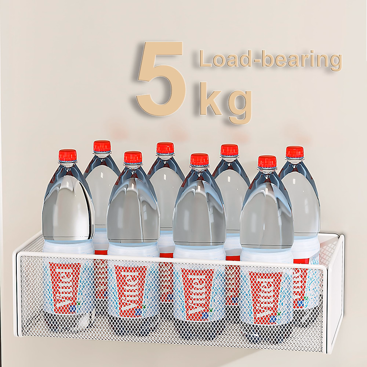 LIFEFAN Magnetic Basket Organizer Holder for Fridge Magnetic Storage Bin Box Containers for Refrigerator Whiteboard Classroom (Large, Black)