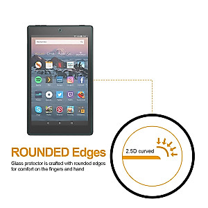 Supershieldz (2 Pack) Designed for Fire HD 8 and Fire HD 8 Kids Edition Tablet (8th and 7th Generation Only, 2018 and 2017 Release) Tempered Glass Screen Protector Anti Scratch, Bubble Free