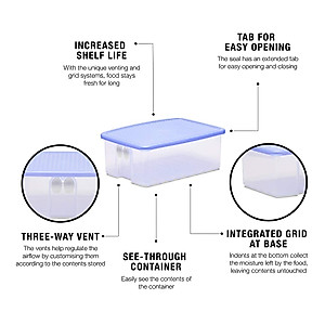 Tupperware. Fridge Smart Medium 1.6l 2pc