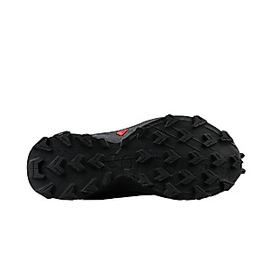 Salomon Women's ALPHACROSS 4 GTX W Hiking Shoe, Black/Black/Black, 7.5