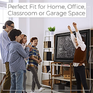 SKL Products Black Cork Board - 30" x 20" Large, Framed Bulletin Boards for School, Home, Kitchen & Office Walls