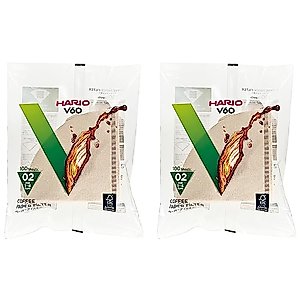 HARIO VCF-02-100M Paper Filter for V60, 06.6 ft (02 m), For 1-4 Cups, 200 Sheets