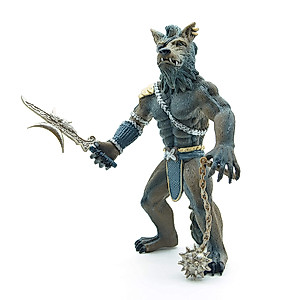 COYKA - Dinosaur Toys - Werewolf Warrior - Action Figure – Brown - 8 inch