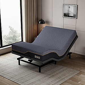 Copper Gel Memory Foam Mattress, 14 Inch Queen Size Mattress Mattresses Made in USA, CertiPUR-US Certified, Bed Mattresses, Medium Firm, Black-New