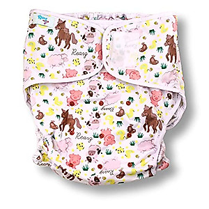 Rearz - Barnyard - Adult Diaper Cover/Wrap White