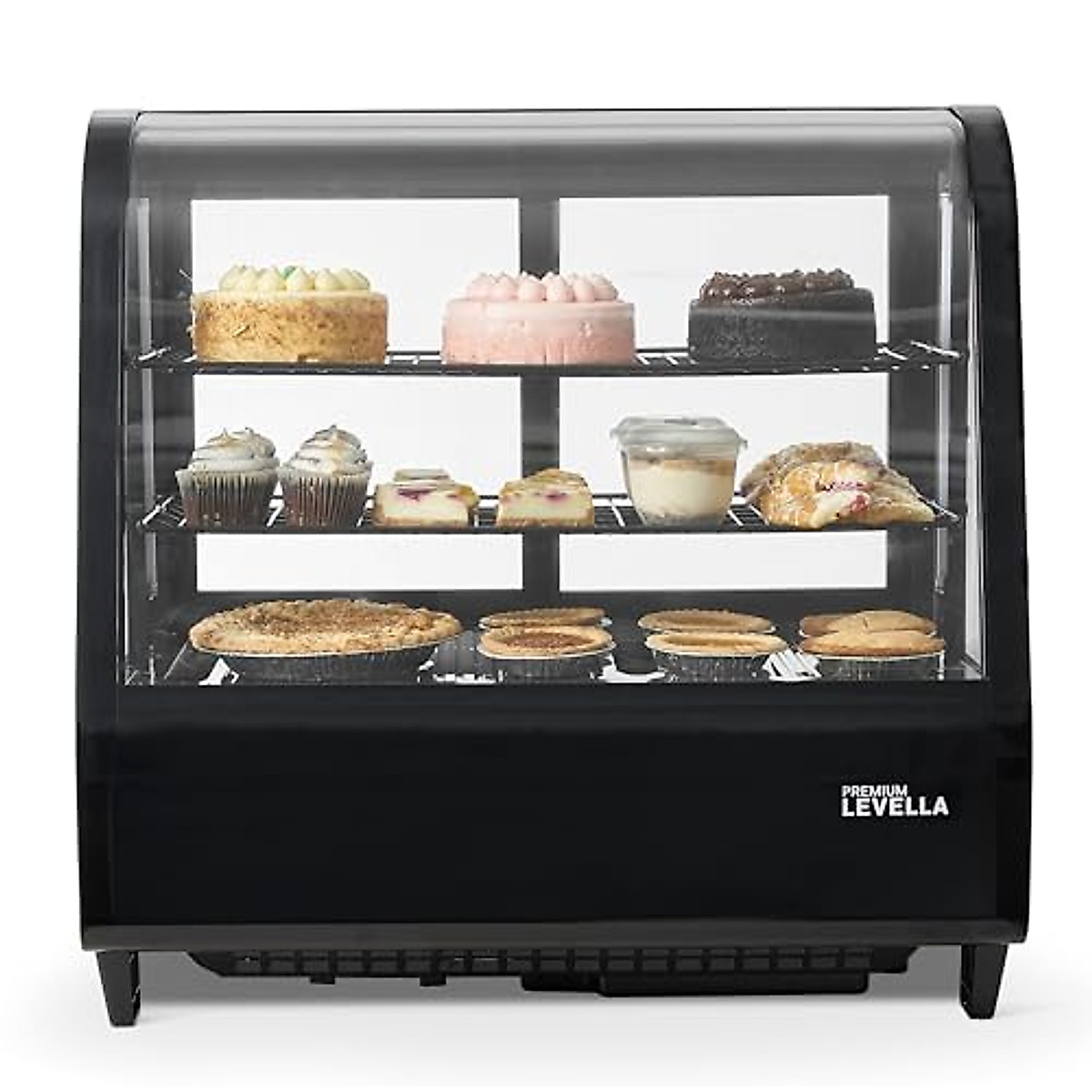 PremiumLevella PCRN357DR 3.5 Cu. Ft. Countertop Refrigerator Display Case