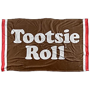 Trevco Tootsie Roll Wrapper Silky Touch Super Soft Throw Blanket 36" x 58"