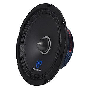 Rockville (8) RXM84 8" 2000w 4 Ohm Mid-Range Drivers Car Speakers, Mid-Bass