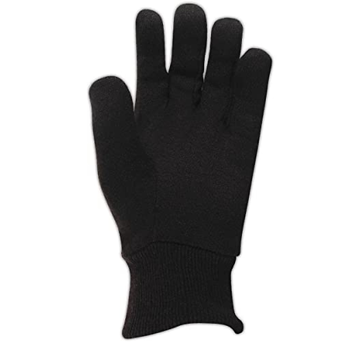 MAGID T91 JerseyMaster Ramie/Cotton Economy Style Jersey Glove with Clute Pattern, Work, Men Size, Brown (Case of 12)