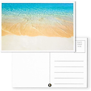 Best Paper Greetings 40 Pack Bulk Nautical Beach Seaside Postcards From Around the World for Mailing, 20 Assorted Designs (4 x 6 In)