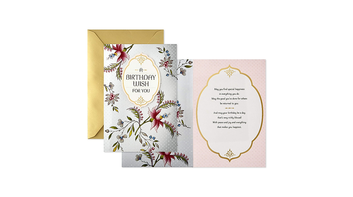 Hallmark Golden Thread Birthday Card | Celebrate with Style