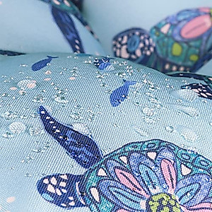 Classic Accessories for Vera Bradley Outdoor Chair Cushion, 21 x 19 x 22.5 x 5 Inch, Just Turtles, Outdoor Chair Cushions, Patio Chair Cushions, Patio Cushions