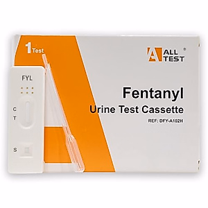 AllTest Fentanyl Urine Test Cassette - at Home Test with Lab Analysis, OTC Cleared, CLIA Waved, 510k Cleared