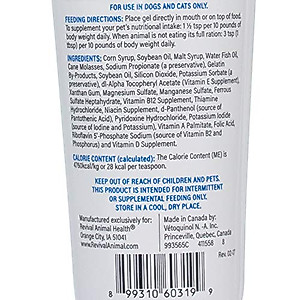 Doc Roy's Forti Cal - High Calorie Nutritional Energy Supplement for Dogs, Cats, Puppies & Kittens - 4.25 oz Roast Beef & Liver Flavored Gel (3 pk)