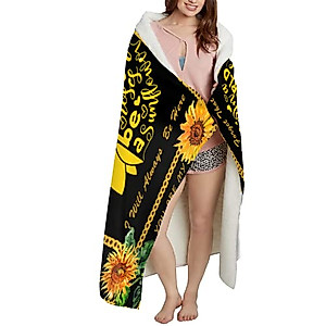 yiycqur Sunflower Blanket Gifts Ultra Soft Light Weight Sunflower You are My Sunshine Throw Blanket Air Conditioning Blanket for Bed Couch Sofa Living Room Picnic 50x40/60x50/80x60 Inches