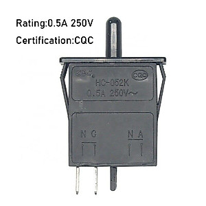 250V 4A push button door light control switch for refrigerator HC-052K (1PCS)