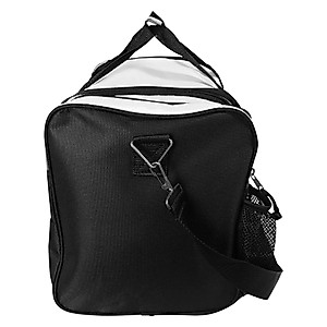 DALIX 17" Duffle Bag Dual Front Mesh Pocket in White