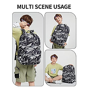 Tpeohan Student Backpack for Boys School Bags Teen Bookbags Back to School Football Backpacks