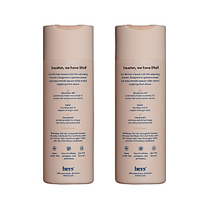 Hers Full Volume Shampoo 2 Pack - Volumizing Shampoo for Women - Soft Cedar & Citron - Women's Natural Shampoo Adds Volume, Shine & Bounce - 2 x 6.4 fl oz